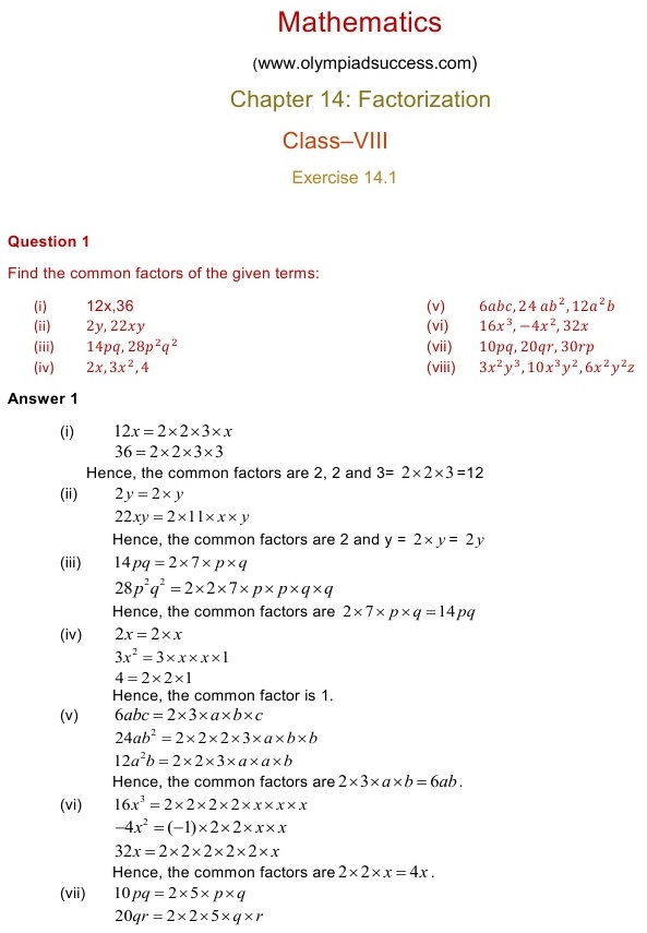 Ncert Solutions For Class 8 Maths Exercise 2 4 Chapter 2 Linear 