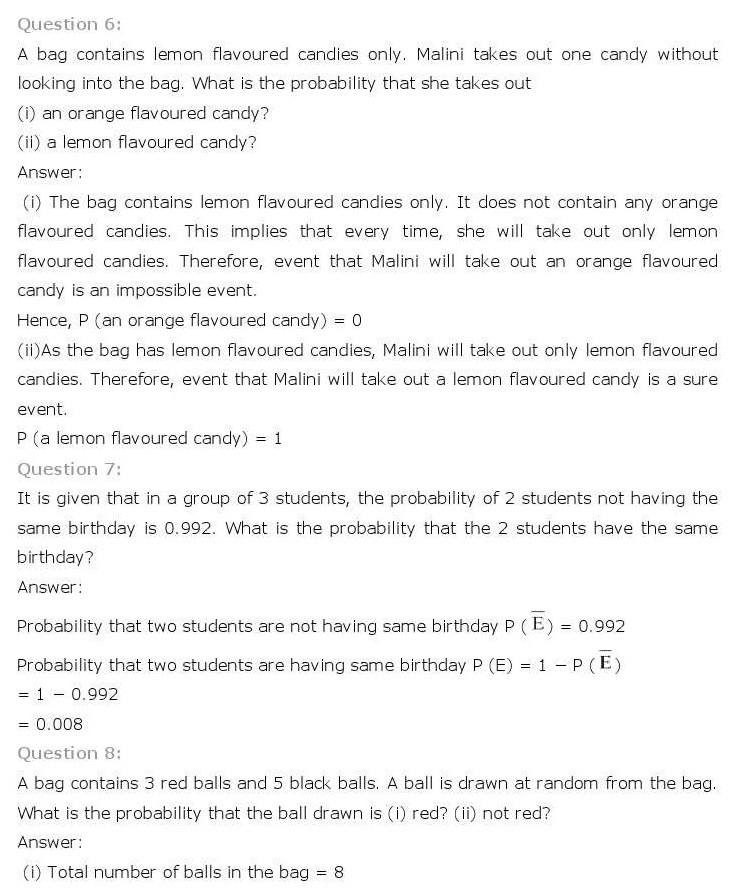 Ncert Maths Class 10 Chapter 15 Solutions