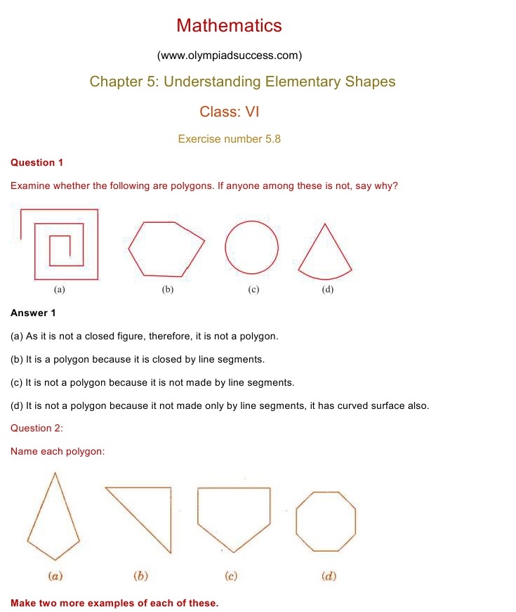 NCERT Solutions For Class 6 Mathematics Chapter 5 Understanding NCERT Solutions For Class 6 Mathematics Chapter 5 Understanding